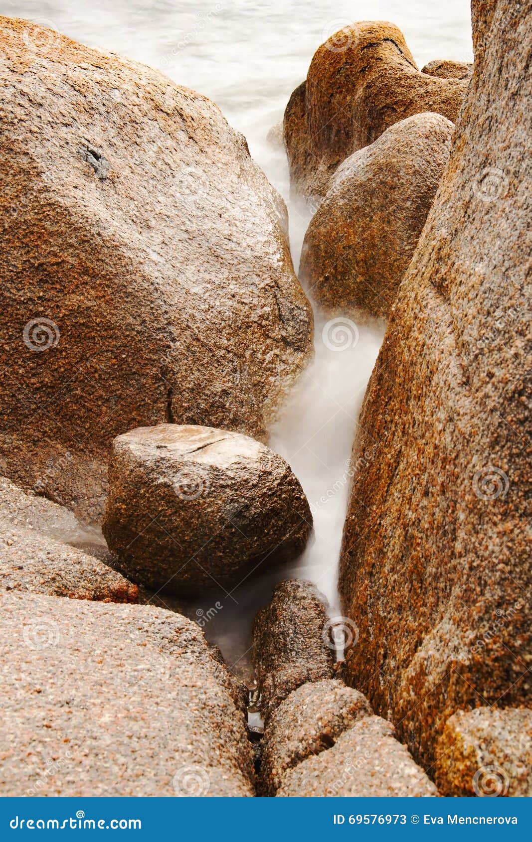 Detail of Stones in the Sea Stock Image - Image of detail, beach: 69576973