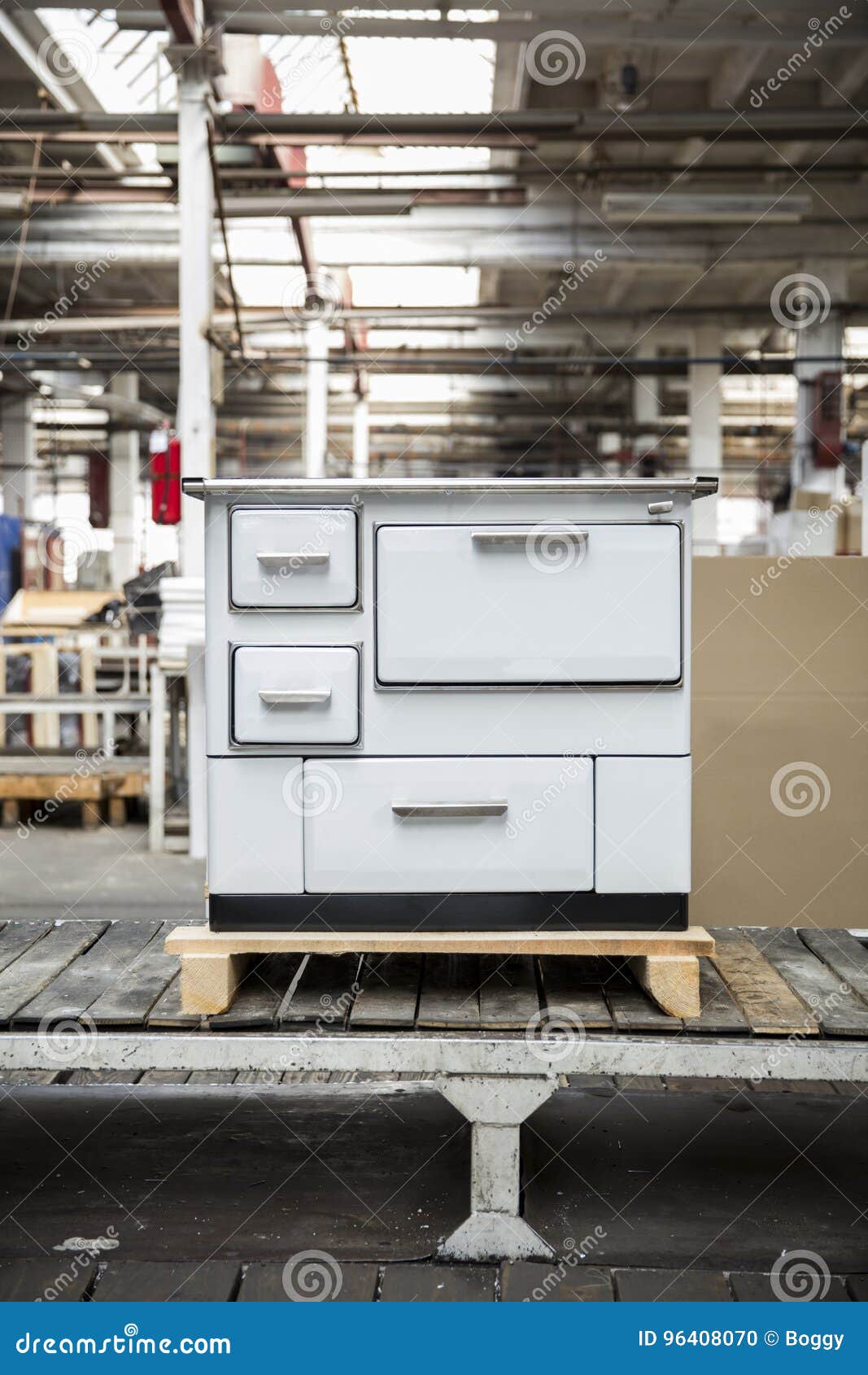 Detail of the Stoves in Factory Stock Photo - Image of manufacturing ...