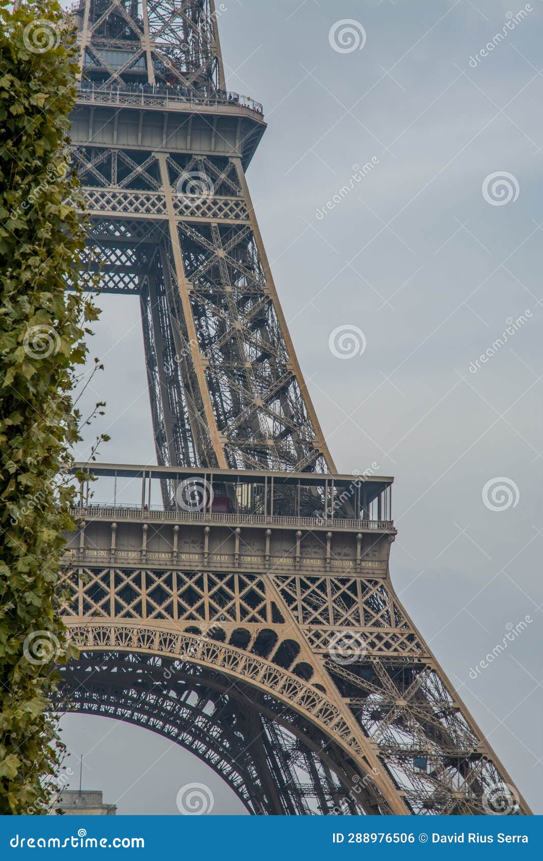 Detail of the Structure of the Eiffel Tower Stock Photo - Image of iron ...