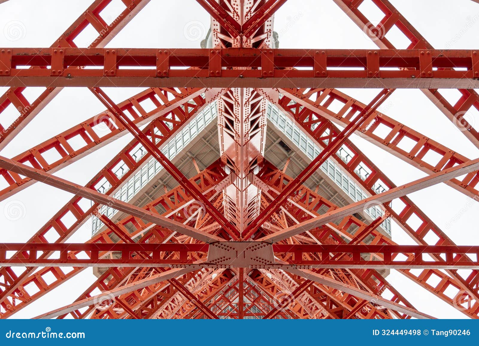 Detail Structure of Tokyo Tower in Tokyo Stock Photo - Image of ...