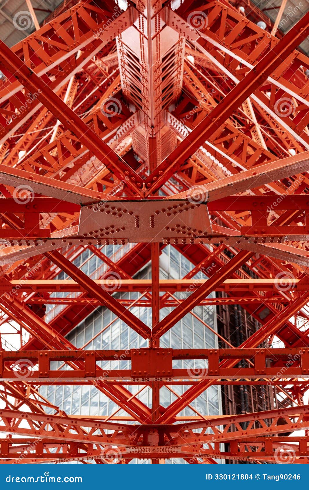 Detail Structure of Tokyo Tower in Tokyo Editorial Stock Image - Image ...