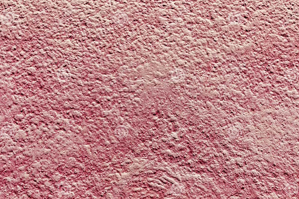 Detail of Structured Mineral Plaster Wall Painted in Ored Stock Image ...