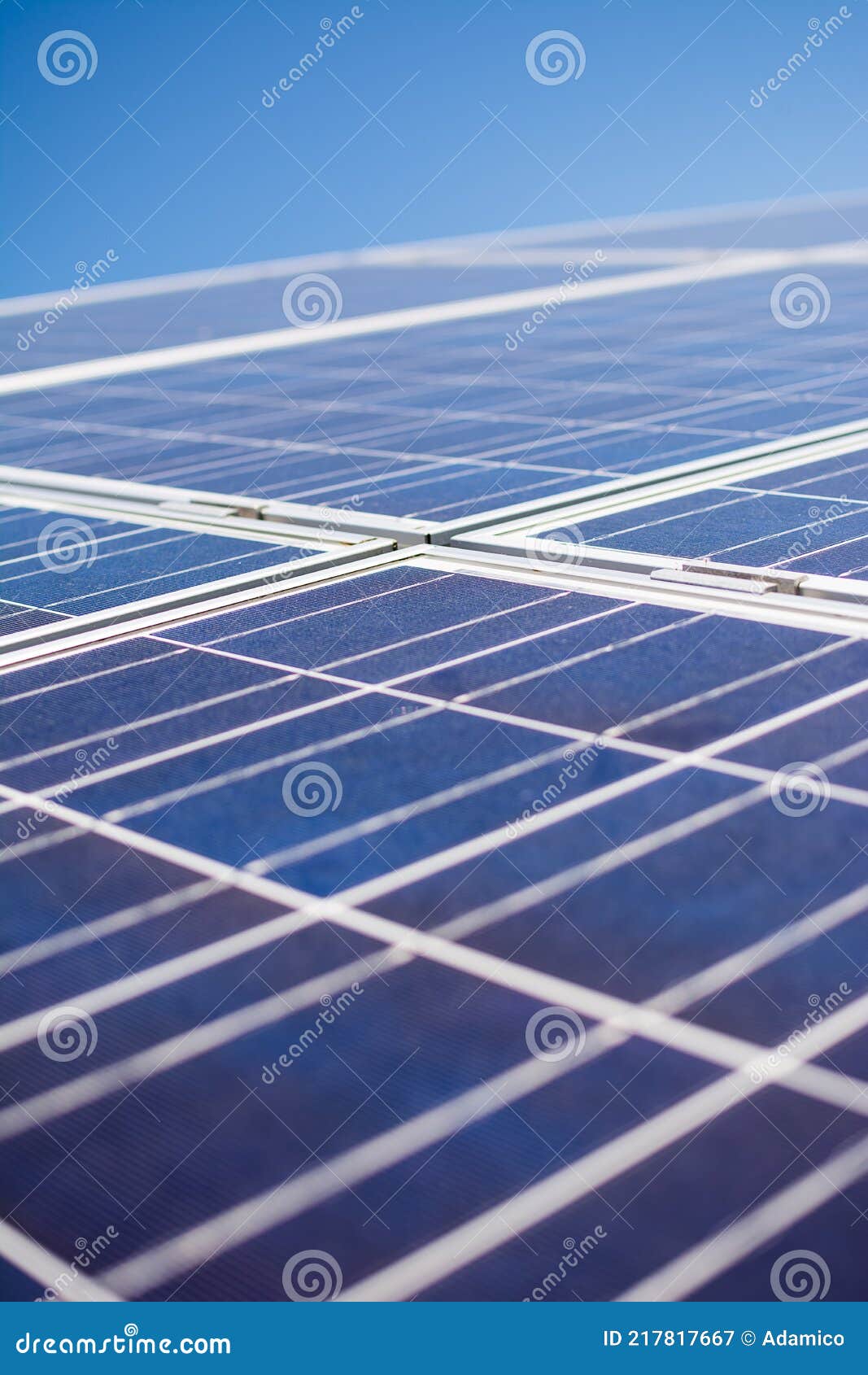 Detail of the Surface of the Solar Panels Stock Image - Image of nature ...