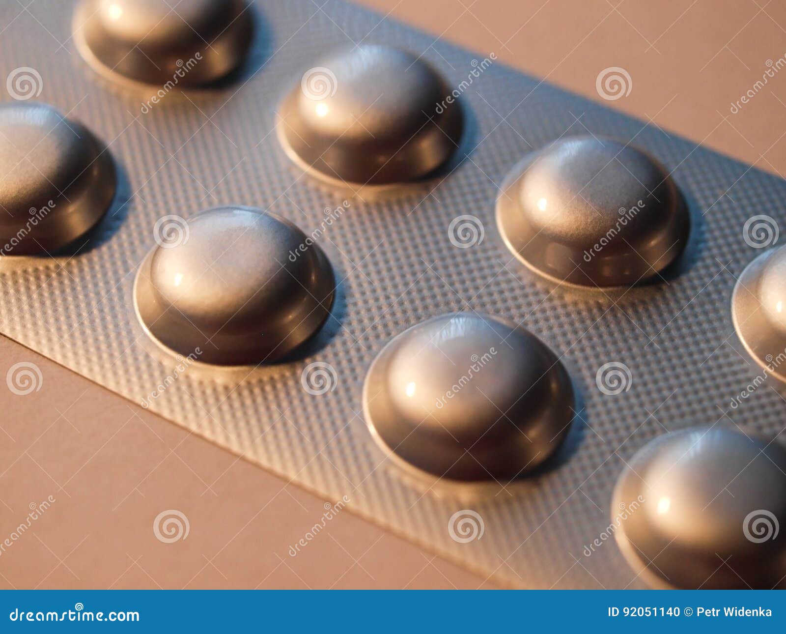 Detail of Tablets in a Package Stock Photo - Image of medicine, intact ...