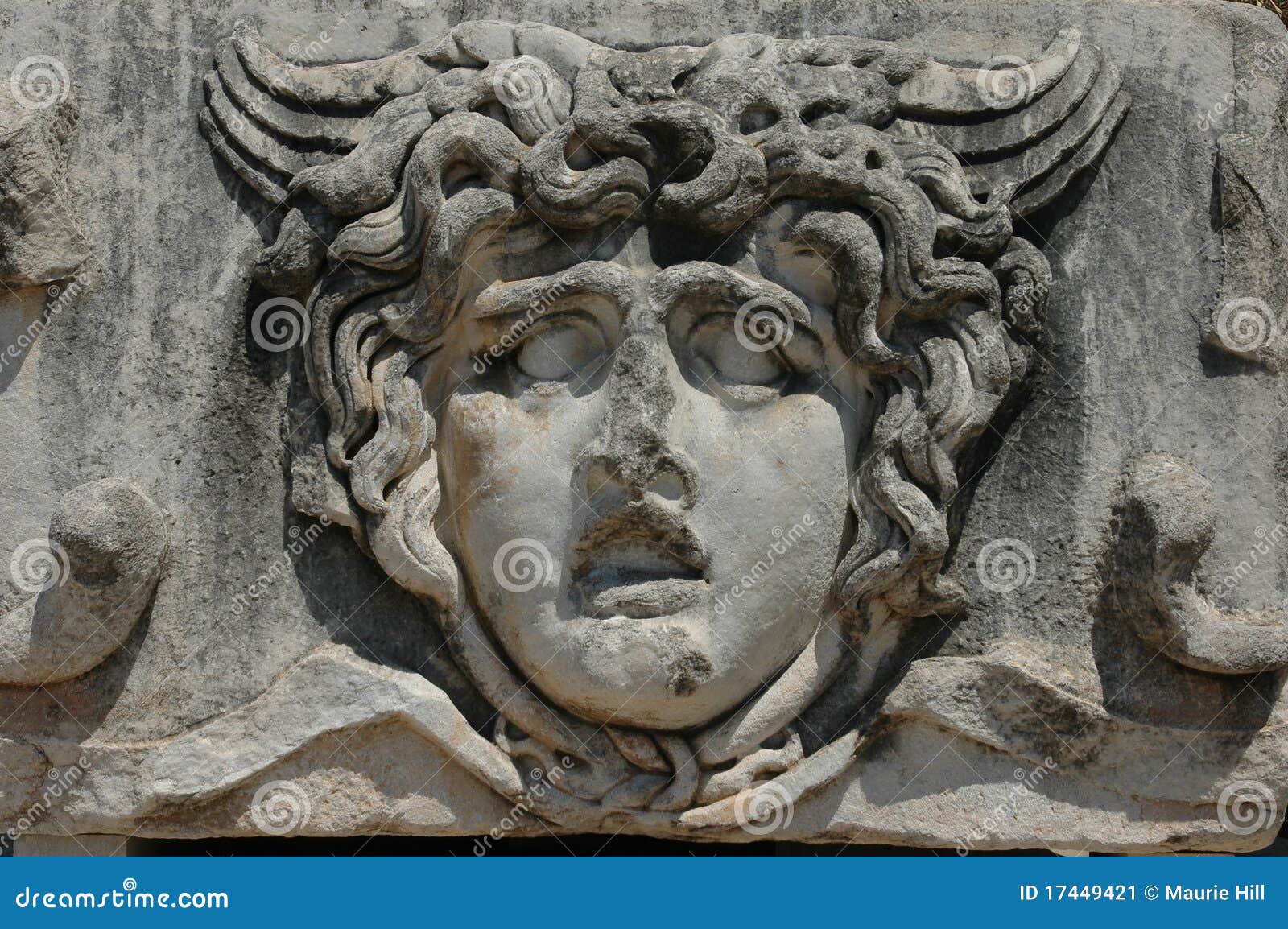 Detail of Temple of Apollo at Didyma, Turkey Stock Image - Image of ...