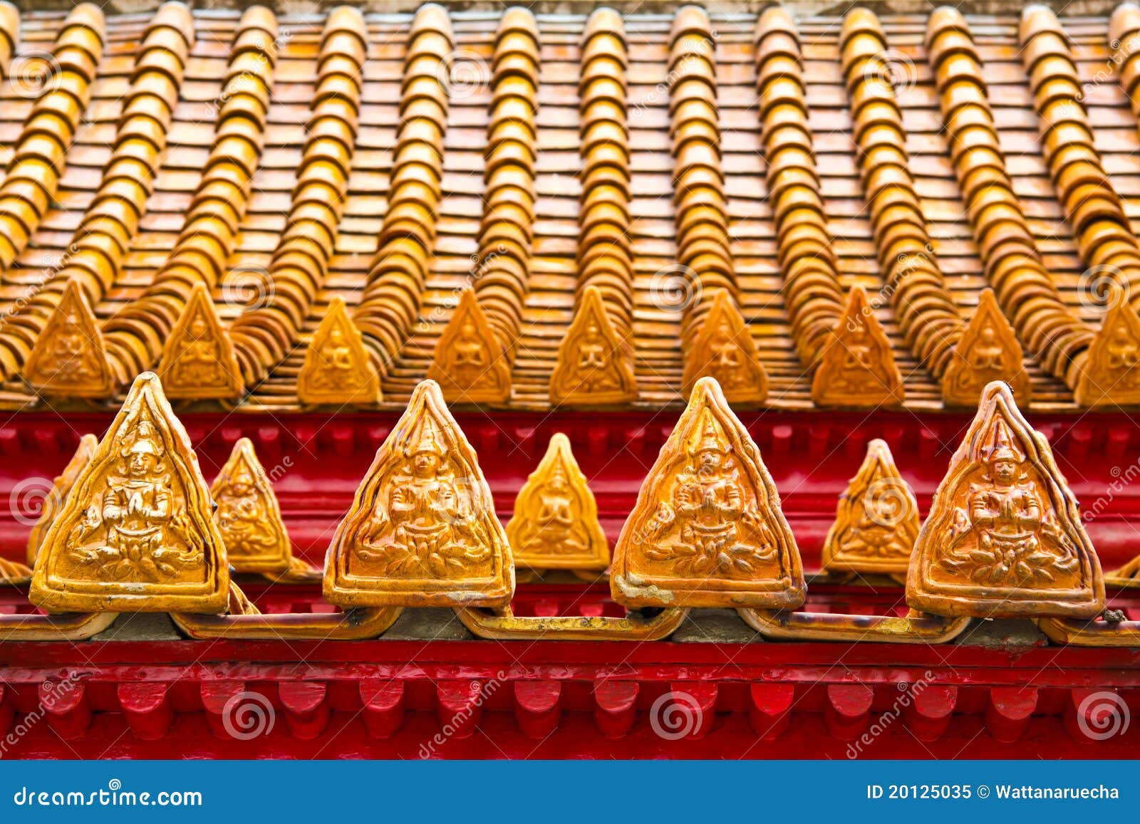 Detail temple roof. stock image. Image of protection - 20125035