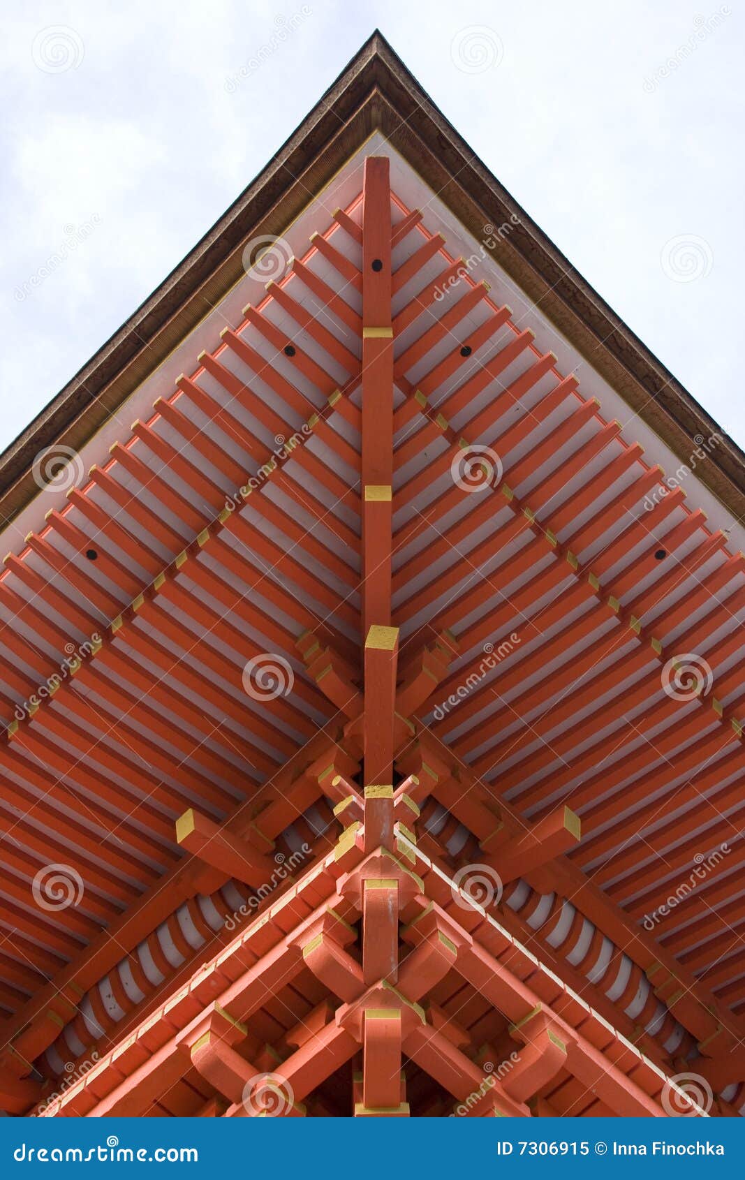 Detail of temple (roof) stock image. Image of copy, source - 7306915