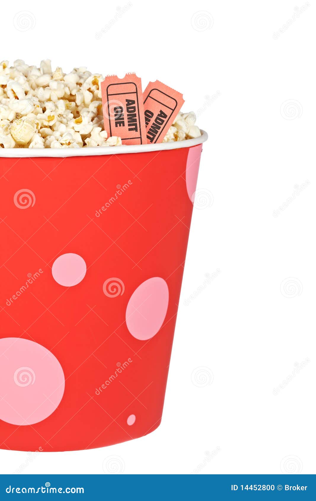 Detail of Tickets and Popcorn Stock Photo - Image of crunch, eating ...