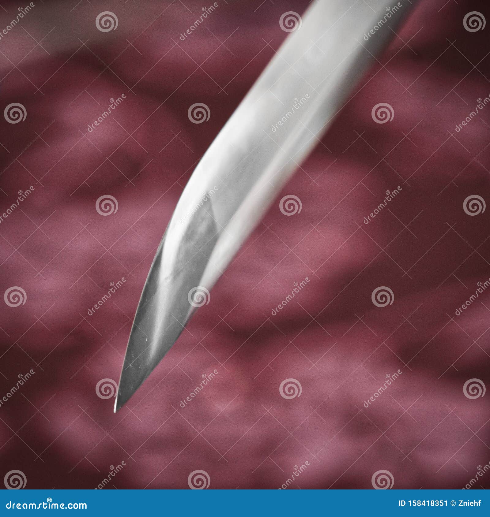 Detail of the Tip of a Japanese Samurai Sword Stock Image - Image of ...