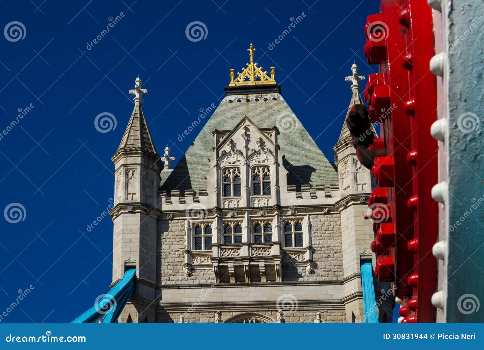 Detail of Tower Bridge in the Spring Stock Photo - Image of tourist ...