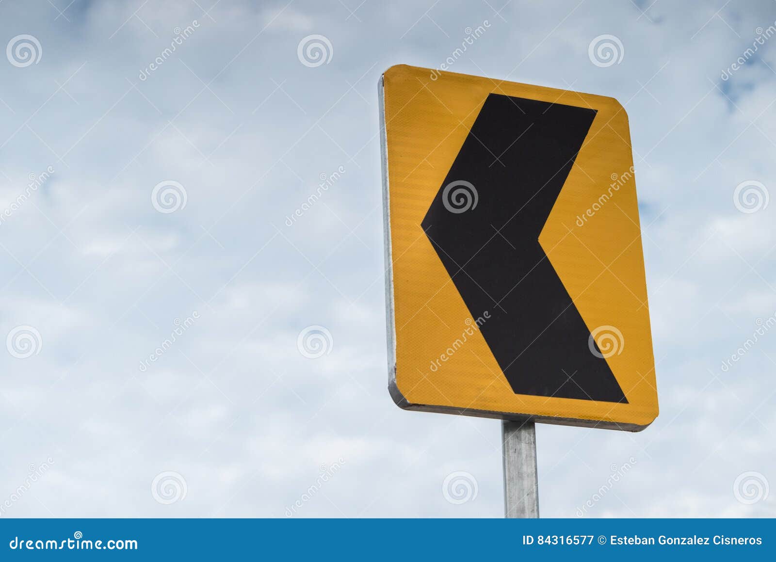 Detail of Traffic Signaling Indicating Left Stock Image - Image of ...