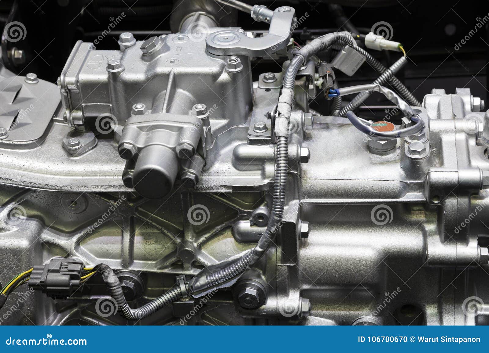 Detail of Truck Transmission Power Stock Photo - Image of metal ...