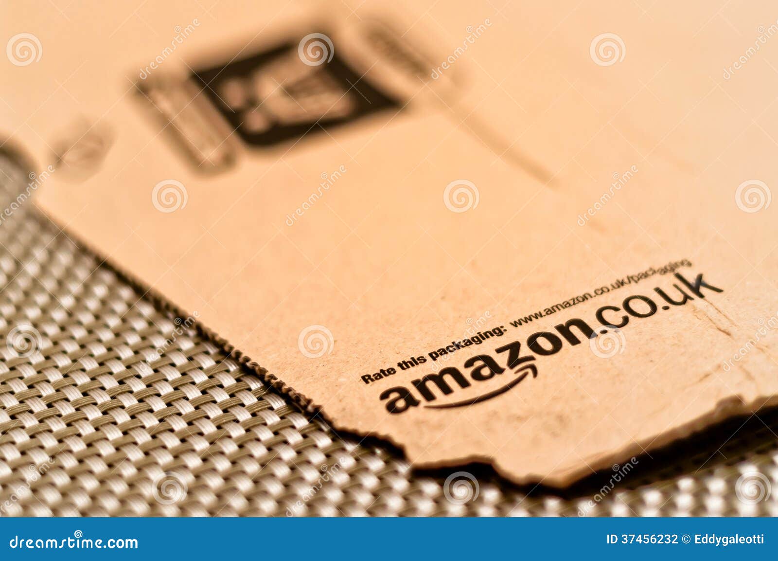Detail of Typical Amazon Package Editorial Photography - Image of ...