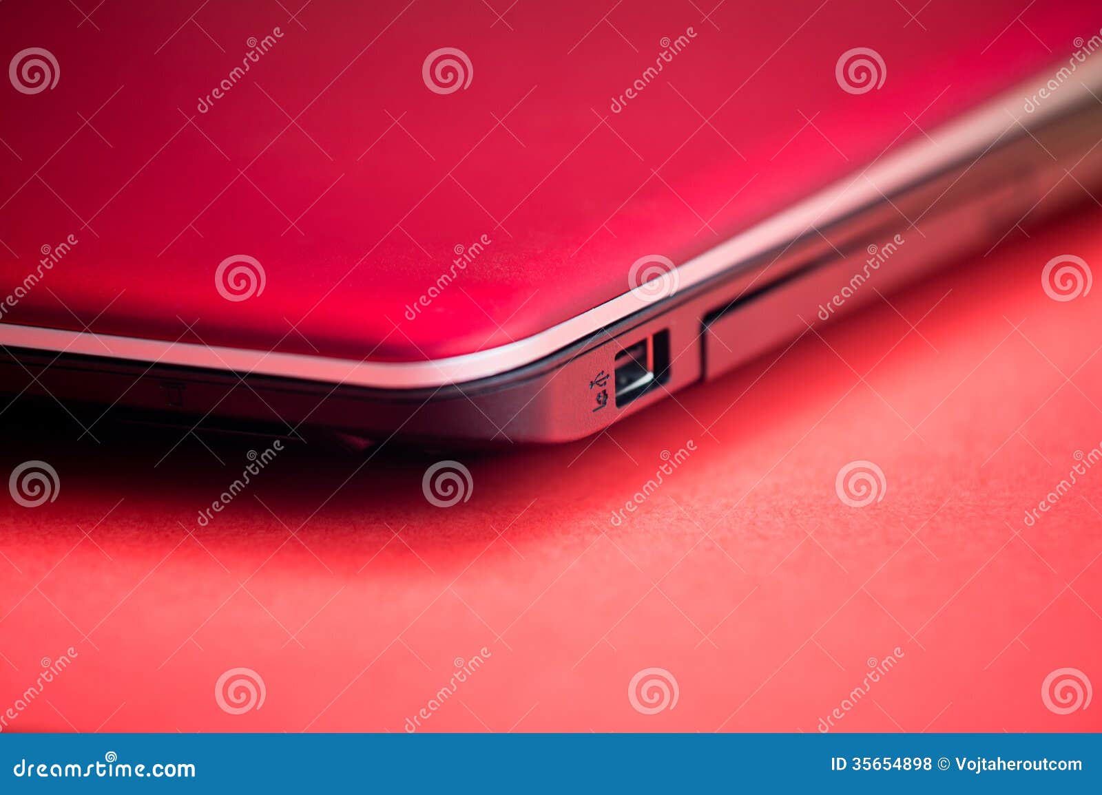 Detail of the Usb Symbol Next To the Usb Socket on the Laptop Stock ...