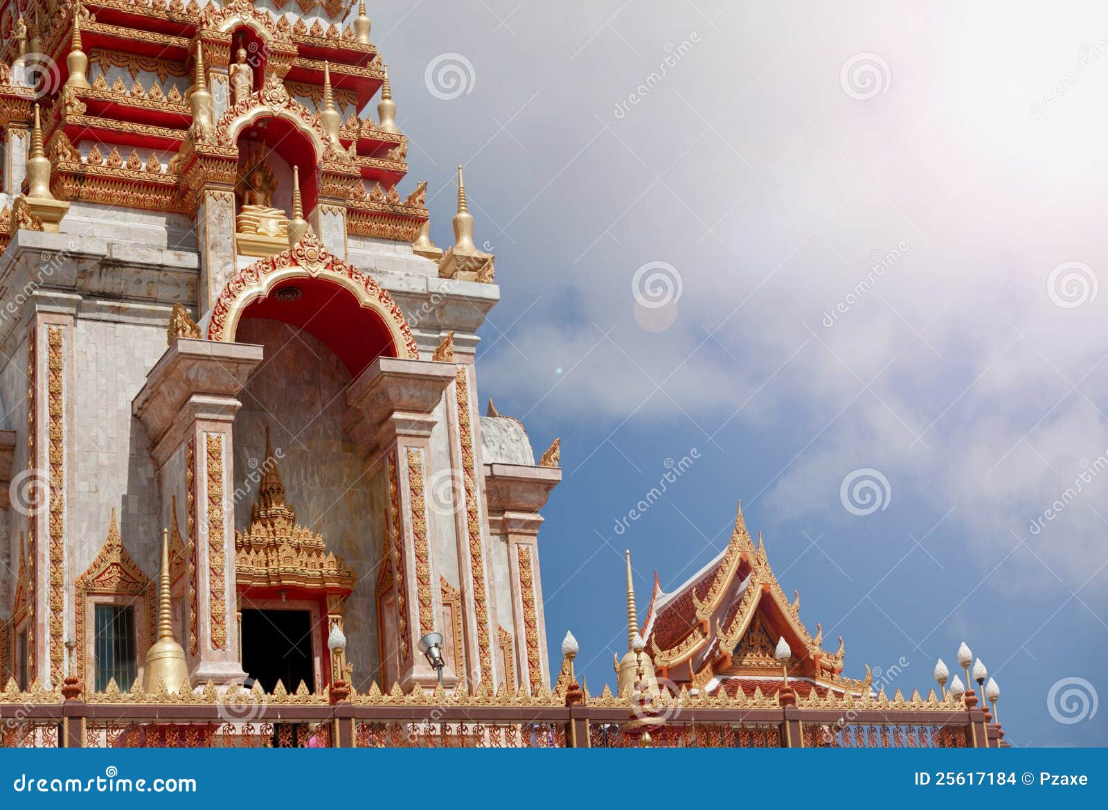 Detail Van De Bouw - Boeddhistische Tempel Stock Foto - Image of gouden ...