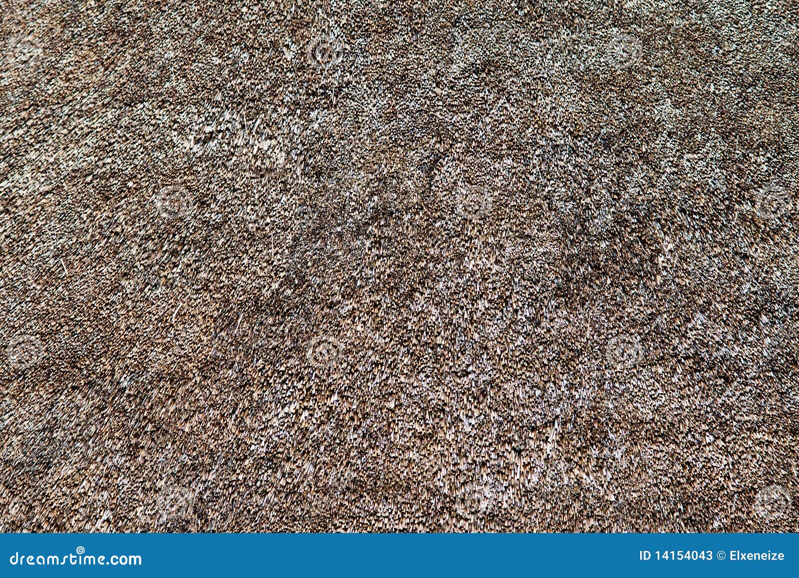 Detail Van Een Met Stro Bedekt Dak Stock Afbeelding - Image of ...