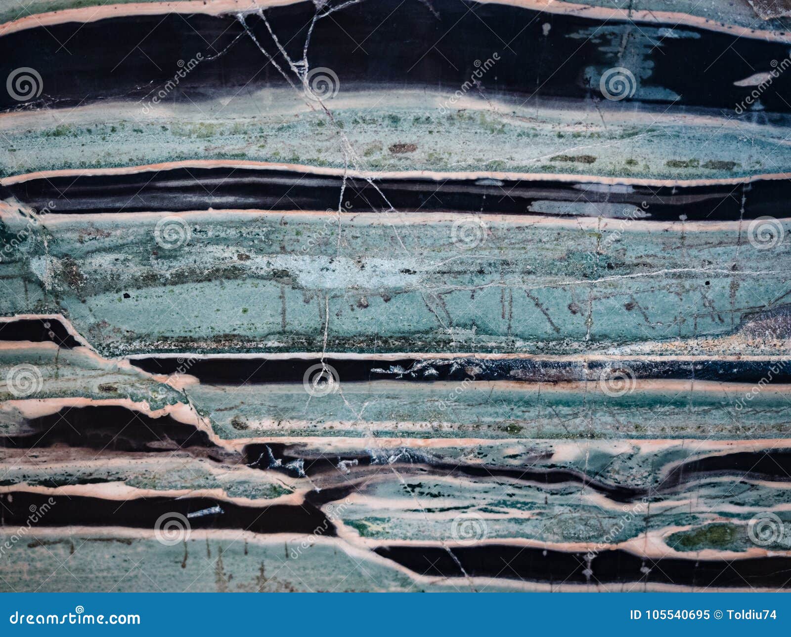 Detail of Veins of a Marble Slab. Stock Image - Image of stone ...