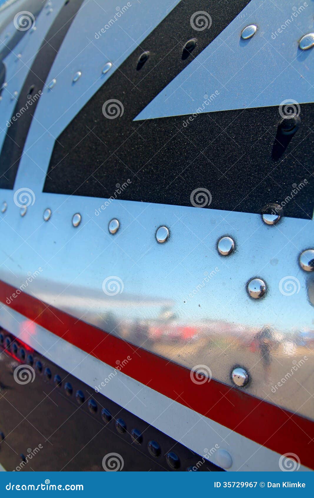 Detail View of Aircraft Rivets Stock Image - Image of travel, grey ...