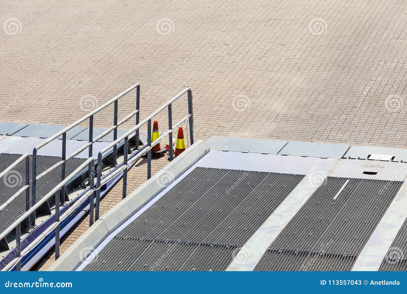 Detail View of Ferry Boat Ramp Stock Image - Image of deck, ship: 113557043