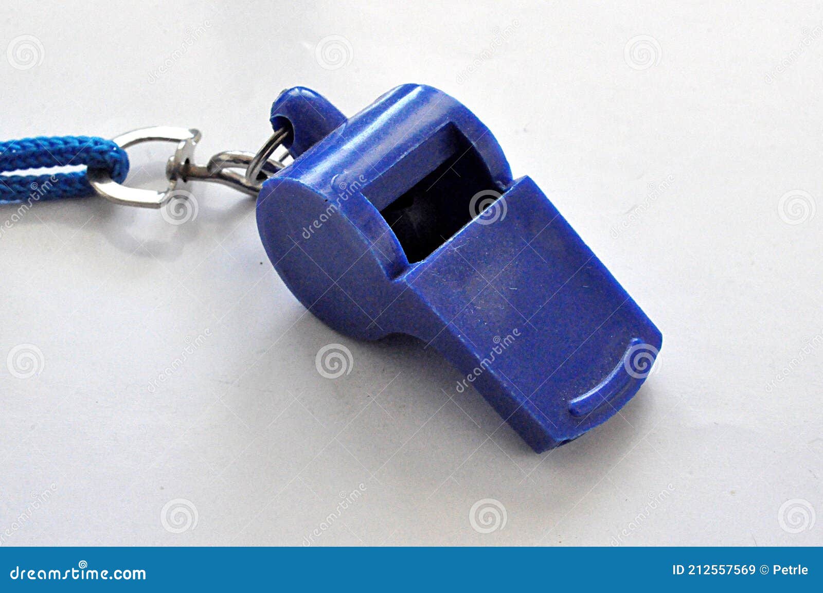 Blue whistle stock image. Image of rope, detail, mechanic - 212557569