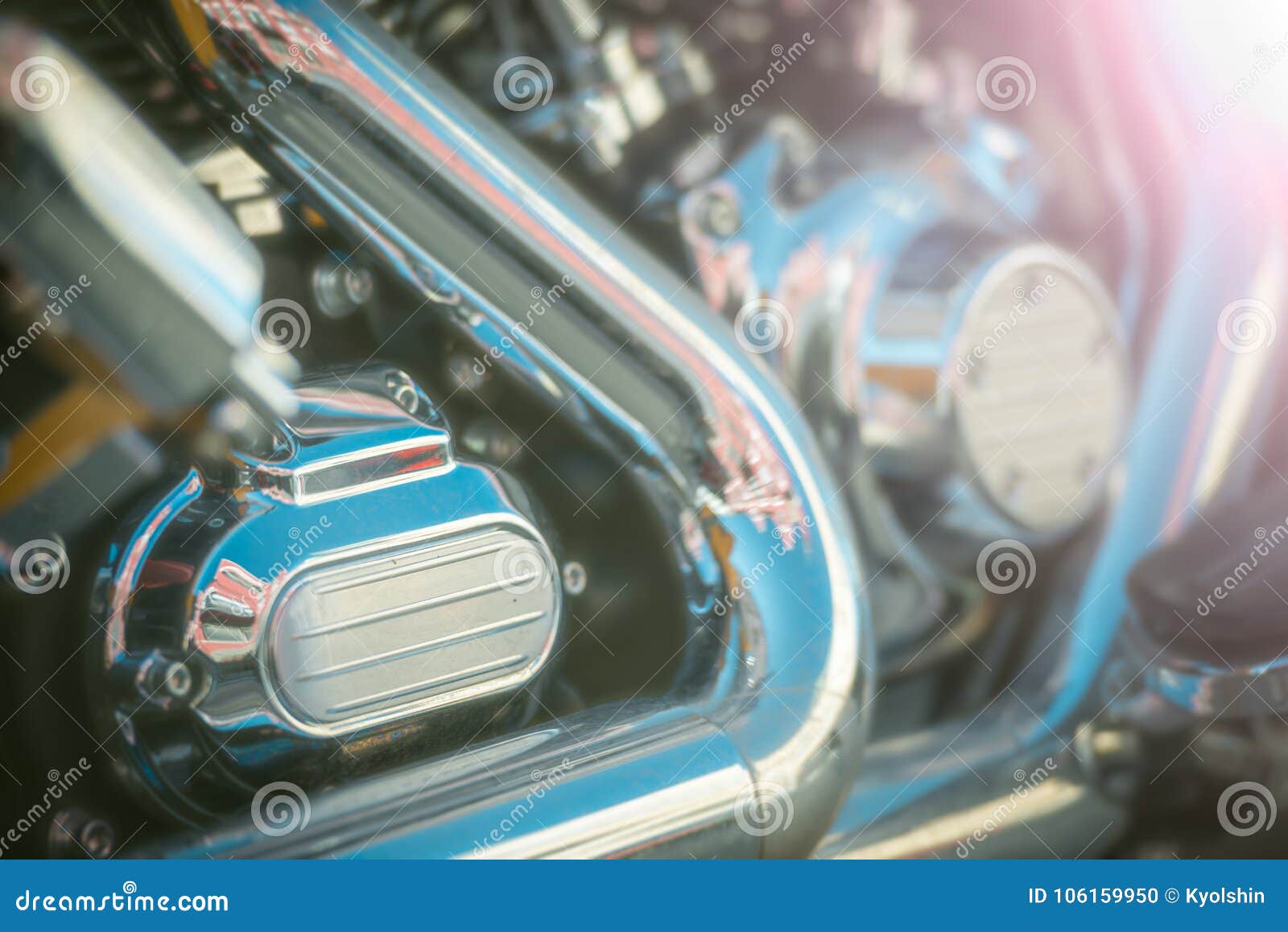 Detail View of Motorcycle Engine Stock Photo - Image of detail, engine ...
