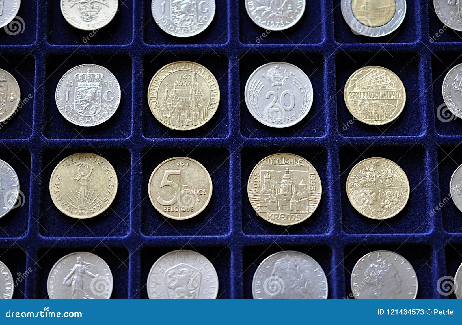 Old numismatic collections stock image. Image of pelf - 121434573