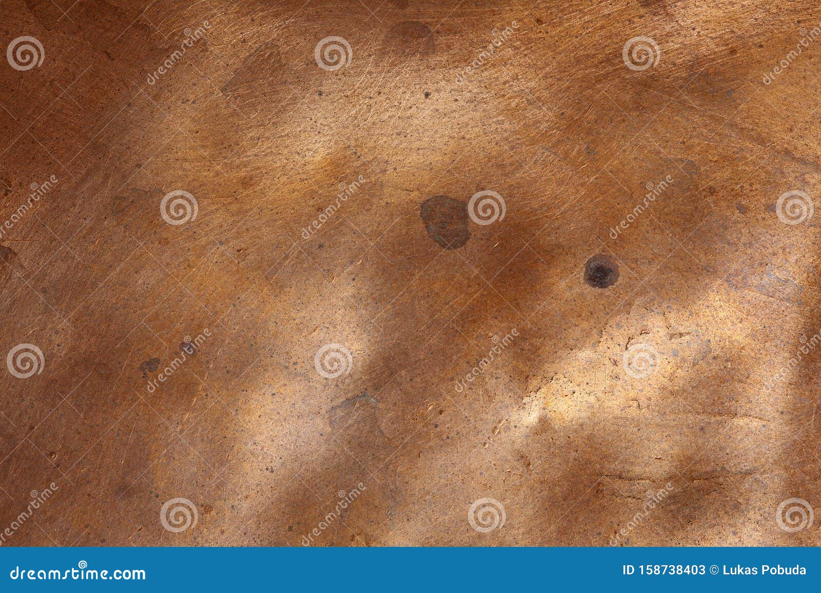 Close-up of an Old Copper Texture Stock Image - Image of material ...