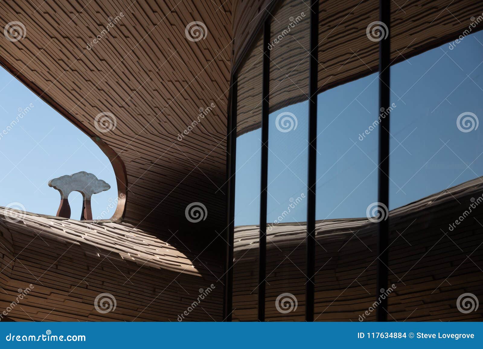 Modern Abstract Architecture Editorial Stock Image - Image of pattern ...