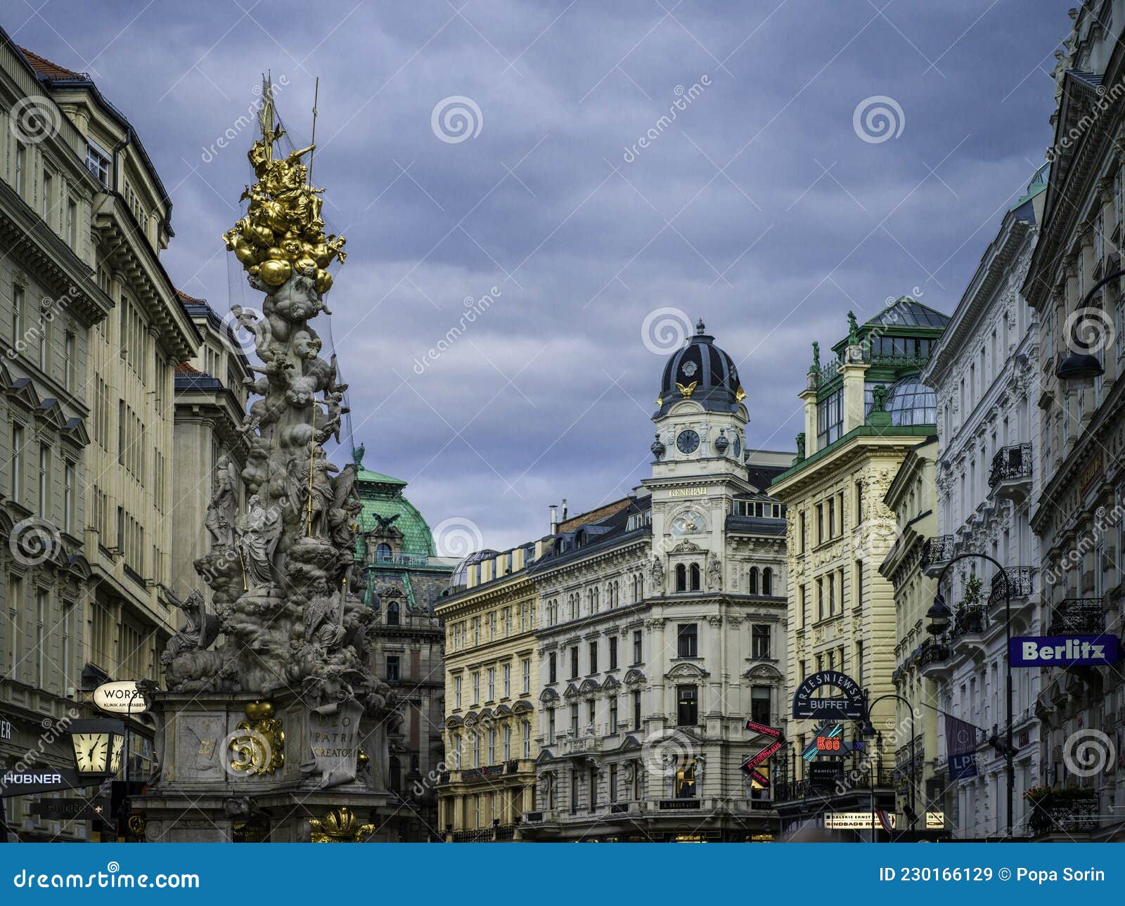 View of Vienna Architecture Editorial Stock Image - Image of ...