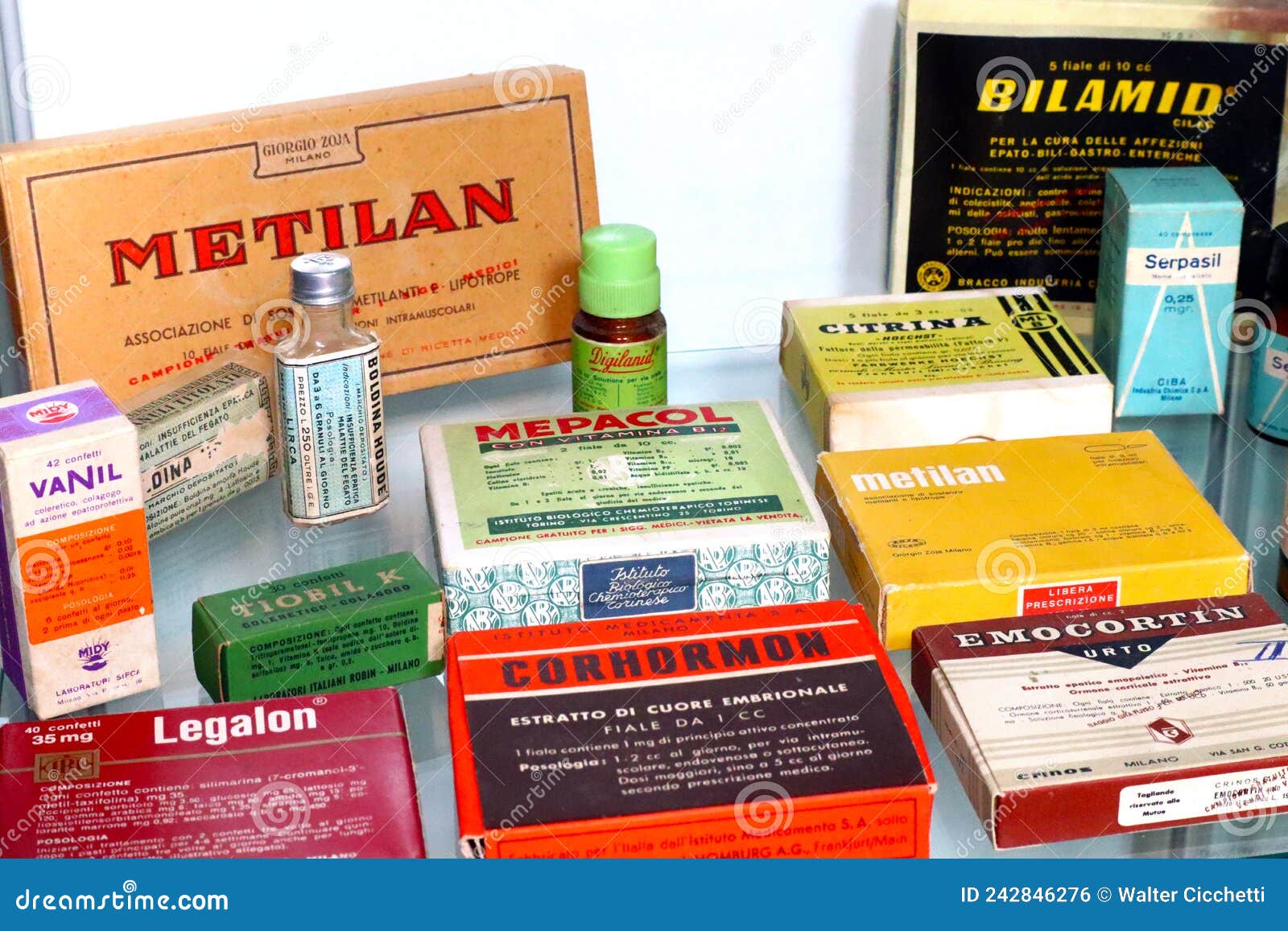 Vintage Old Medicines Display Editorial Photo - Image of cure, medicine ...