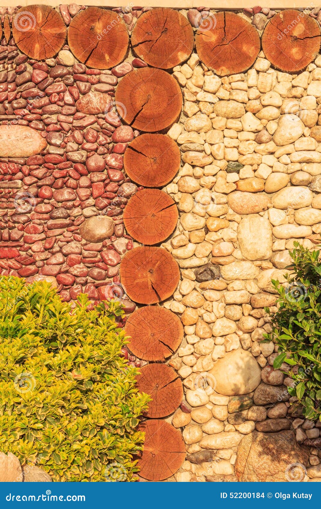 Detail of wall decorated stock photo. Image of color - 52200184