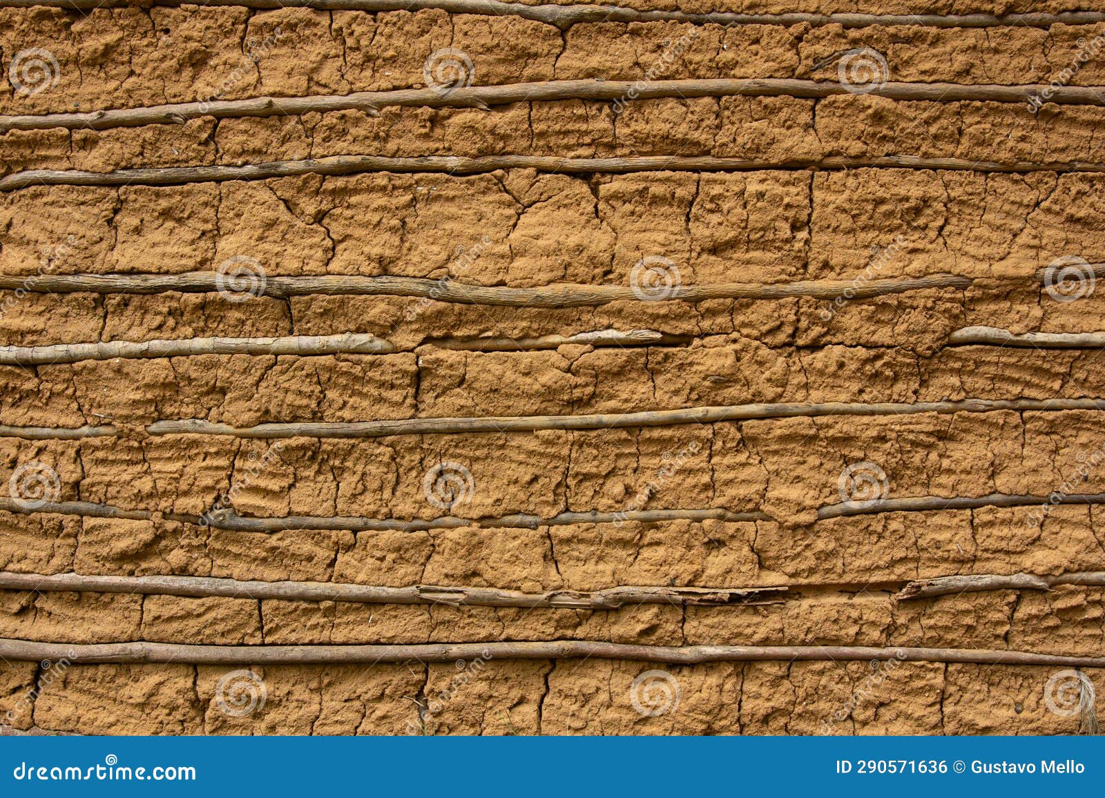 Detail of Wall Texture of Typical Mud House Stock Photo - Image of ...