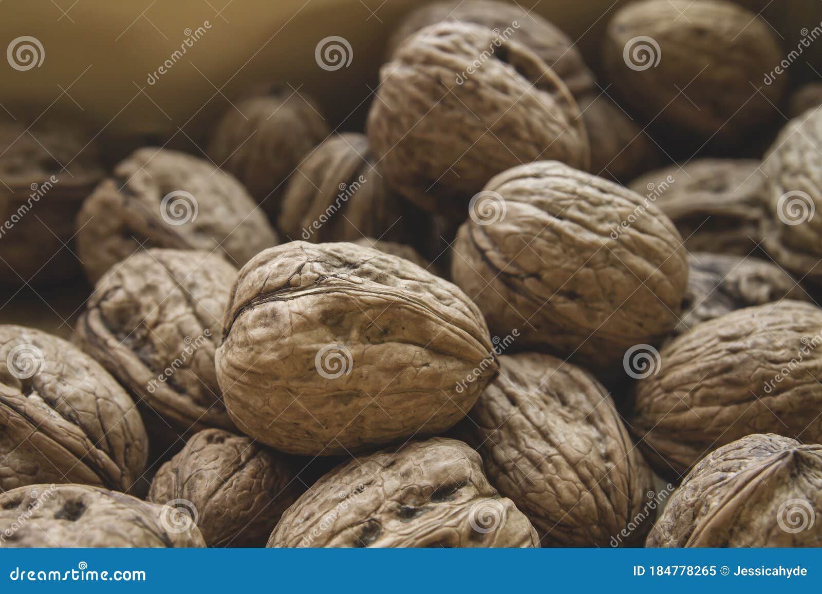 Detail of Wallnuts in Shell Stock Image - Image of agriculture, acids ...