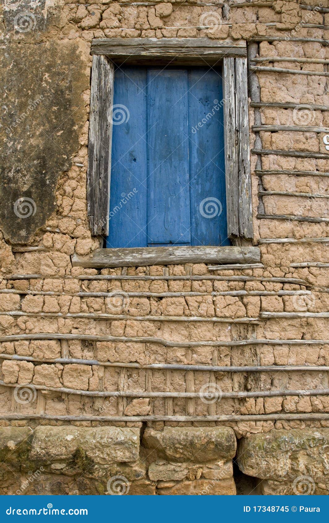 Detail of the Wattle and Daub Architecture Technic Stock Image - Image ...