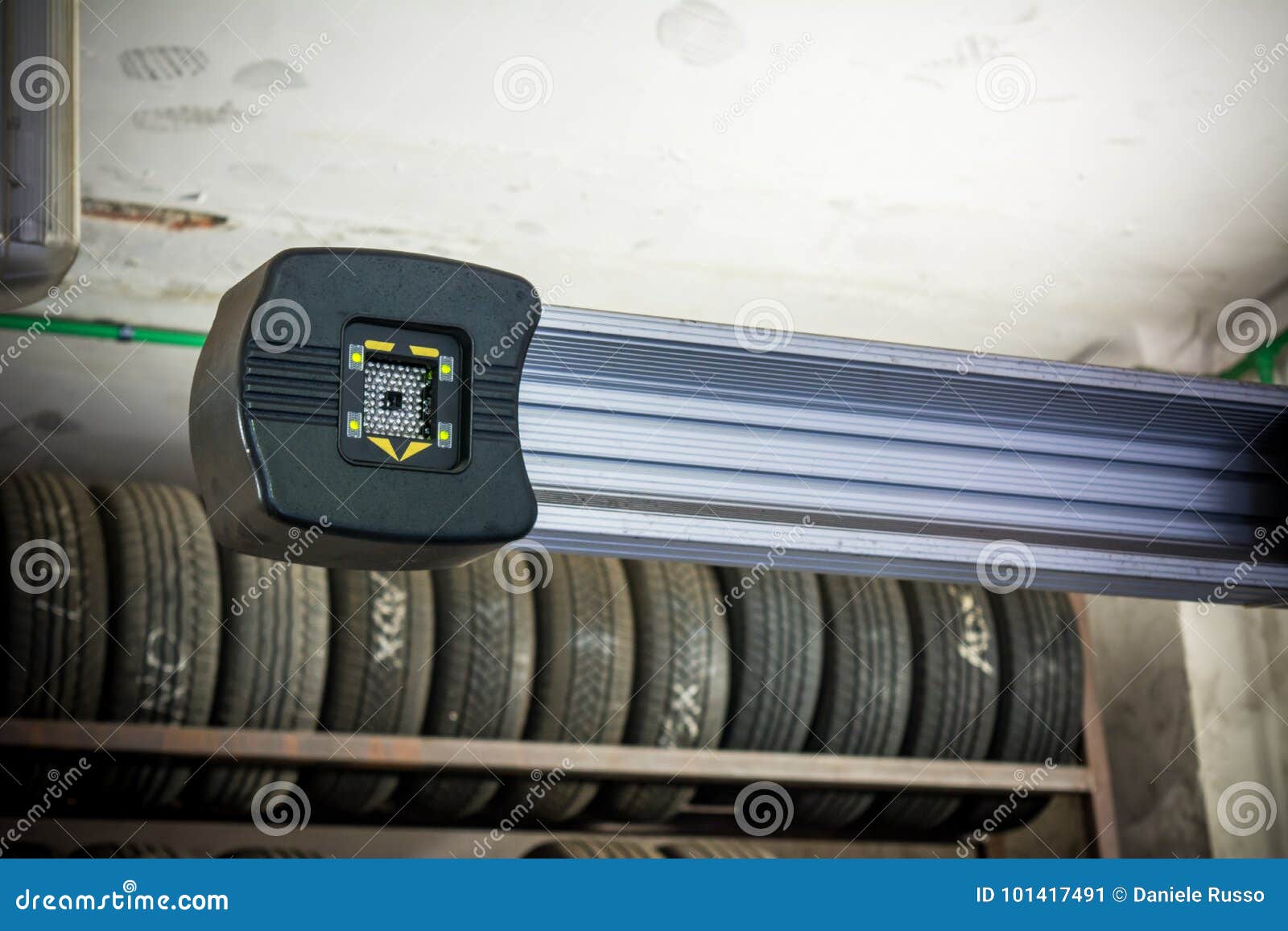 Detail of Wheel Alignment Machine Camera Stock Image - Image of laser ...