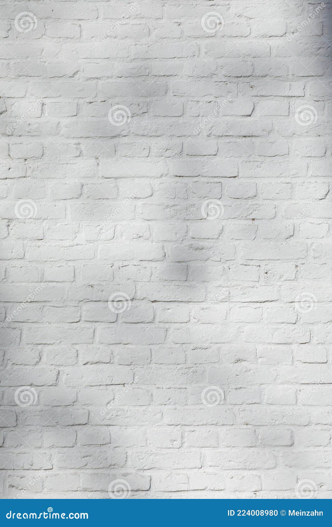 Detail of White Painted Clean Brick Wall Stock Photo - Image of snow ...