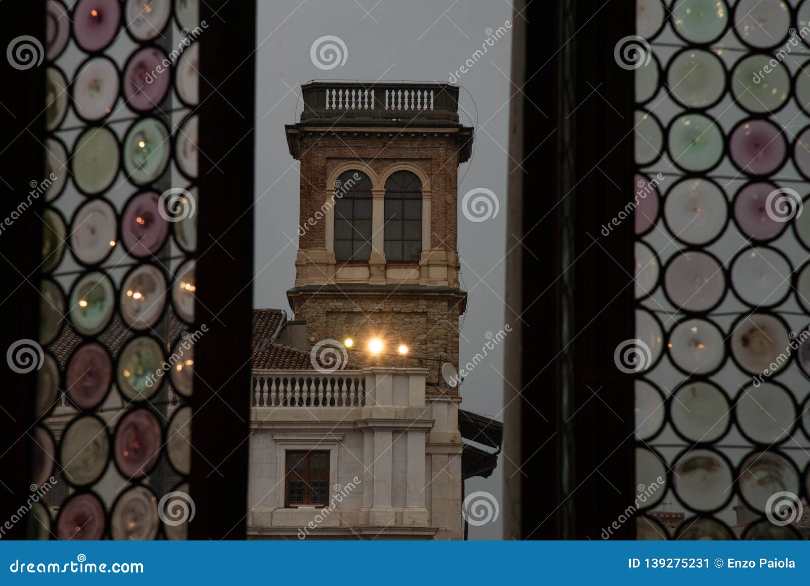 View from the Inside Window of the Palazzo Vecchio or Regional Palace ...