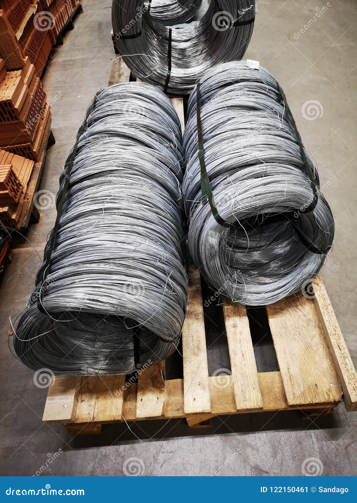 Wire roll stock image. Image of hardware, rolls, store - 122150461