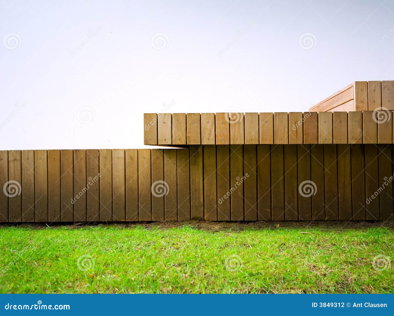 Detail of Wood-panelled Outside Deck Stock Photo - Image of ...