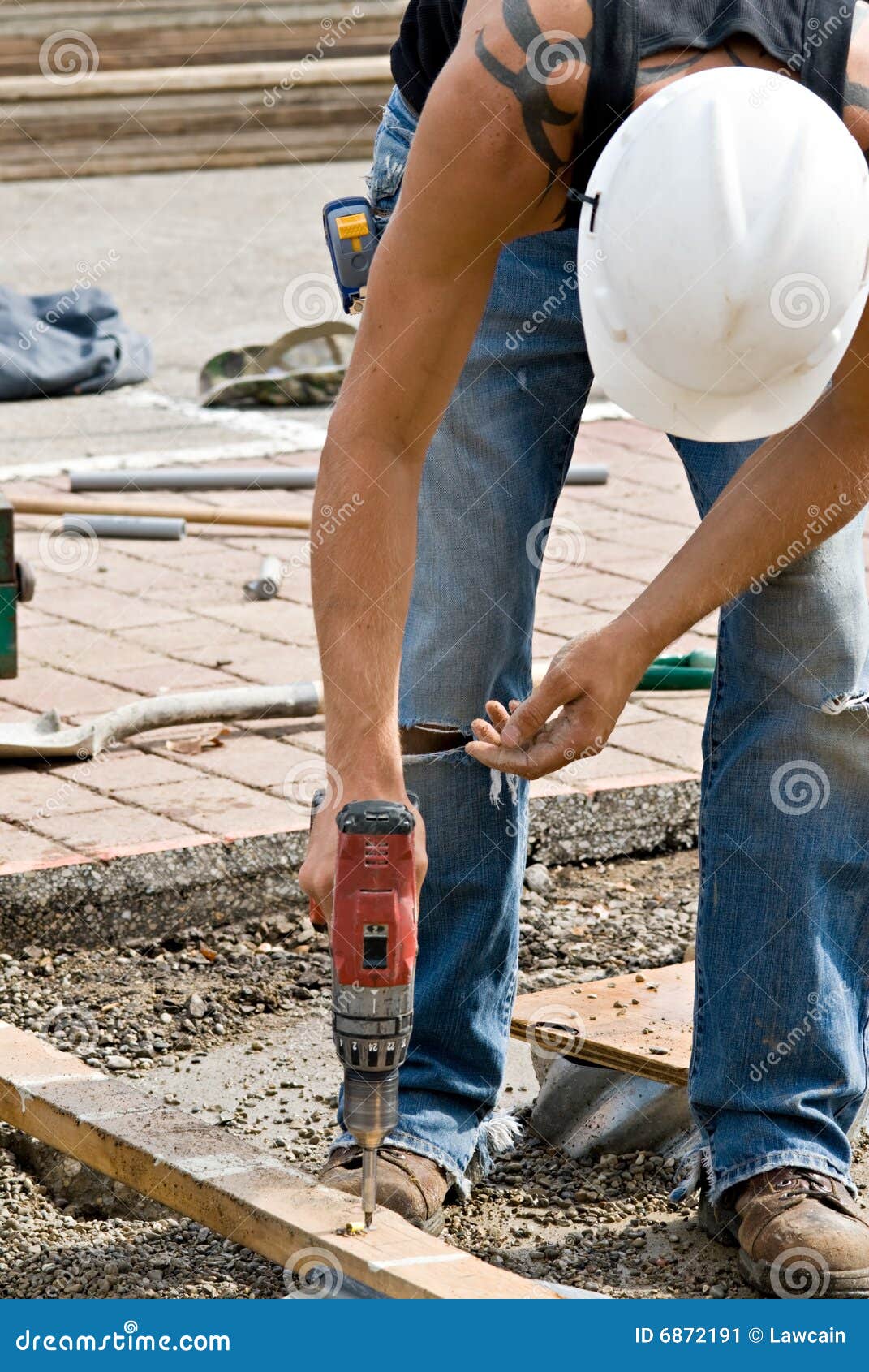 Detail Work stock image. Image of hand, brick, caucasian - 6872191