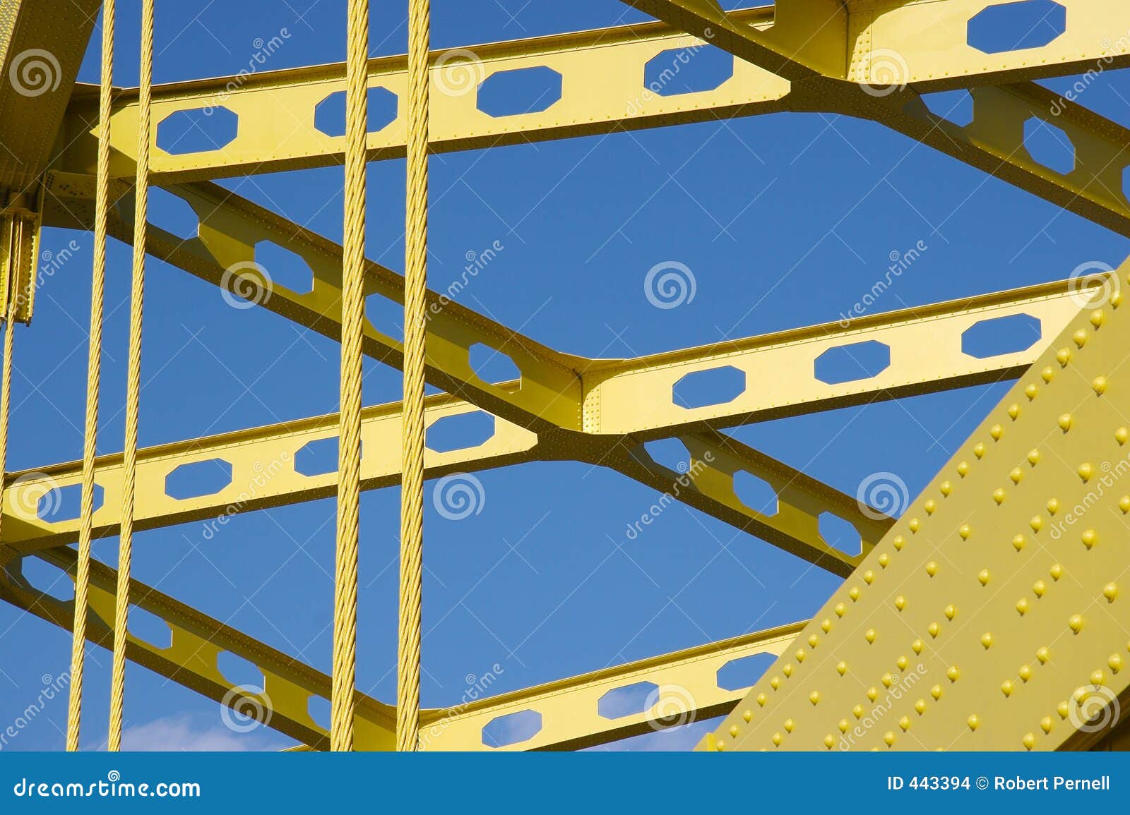 Detail of Yellow Bridge stock photo. Image of cent, america - 443394