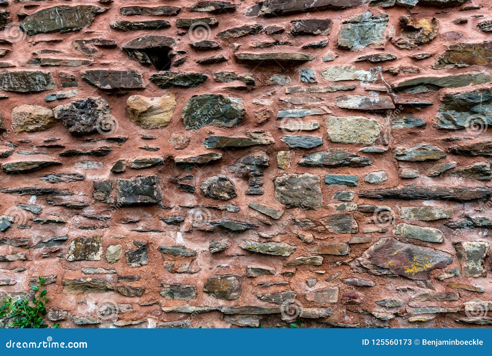 Detaile of the Ancient Wall of a German Castle Stock Image - Image of ...