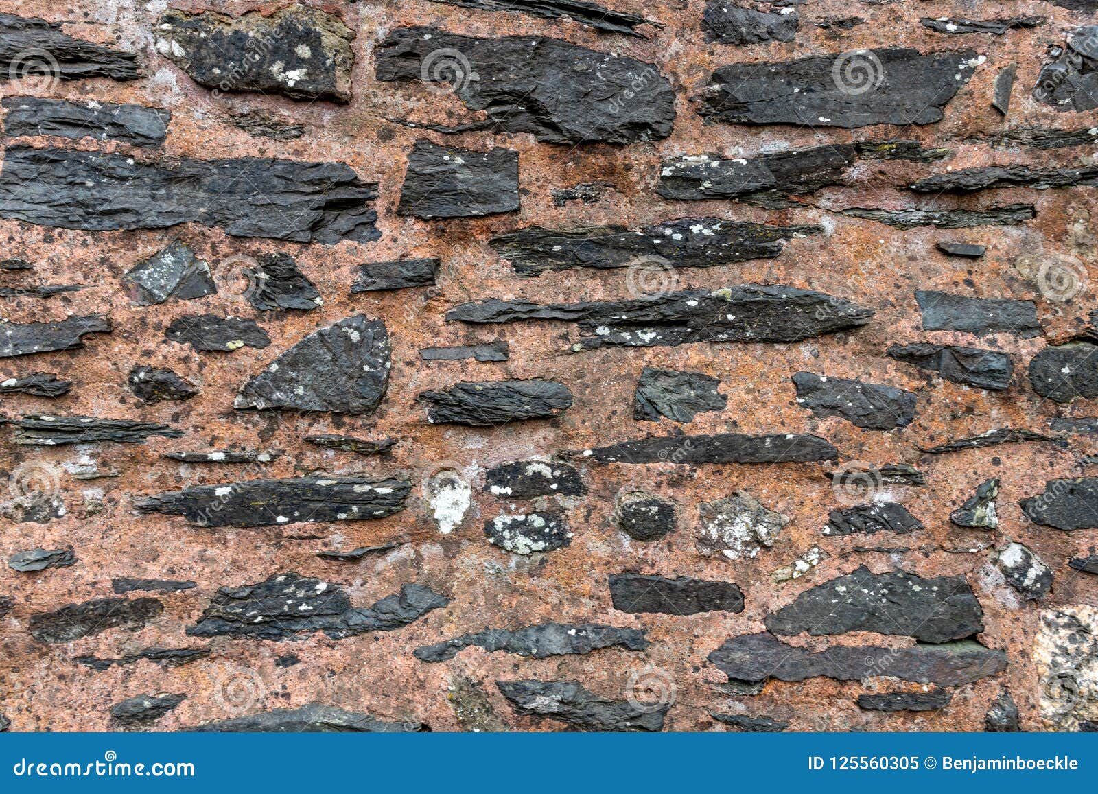 Detaile of the Ancient Wall of a German Castle Stock Image - Image of ...