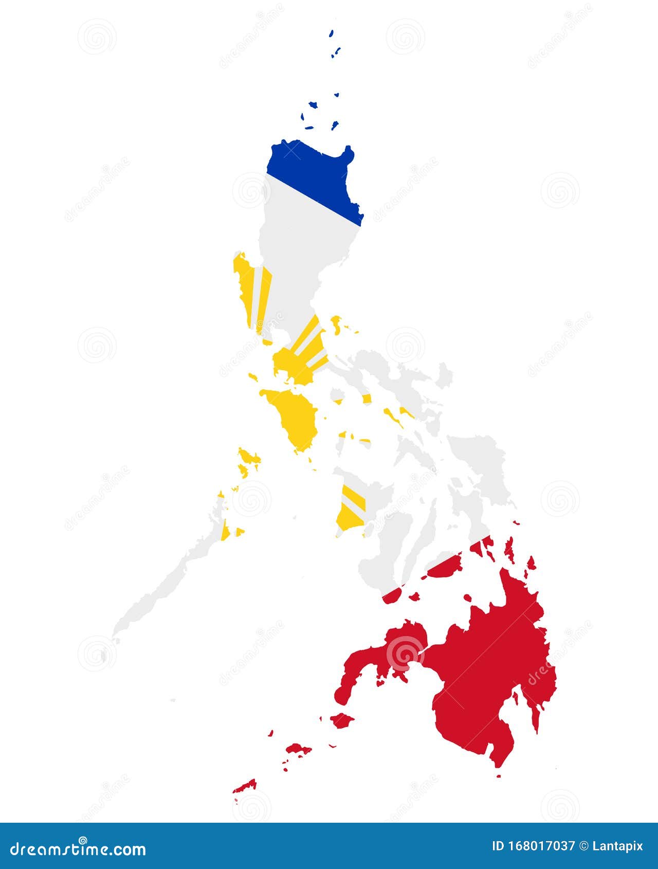 Flag in map of Philippines stock vector. Illustration of flag - 168017037