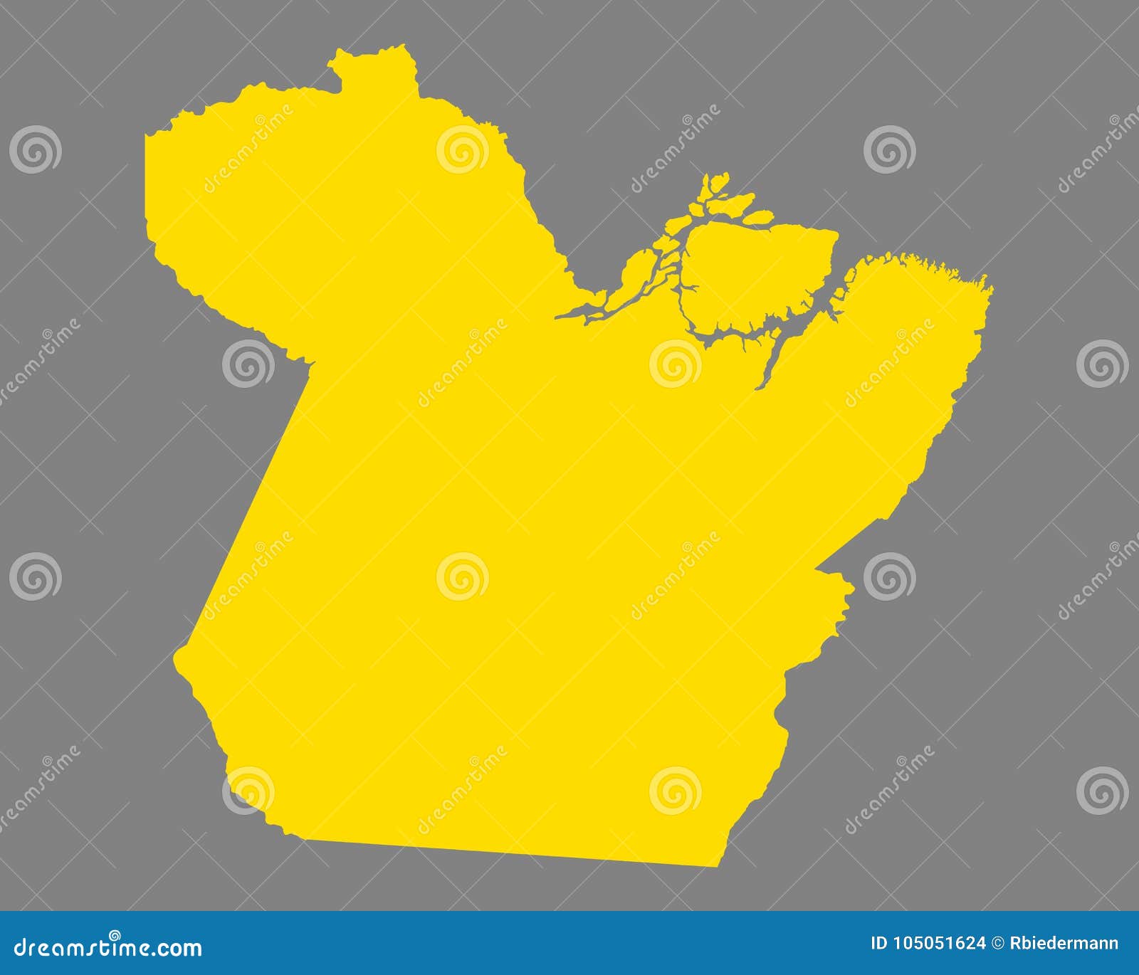 Map of Para stock vector. Illustration of geography - 105051624