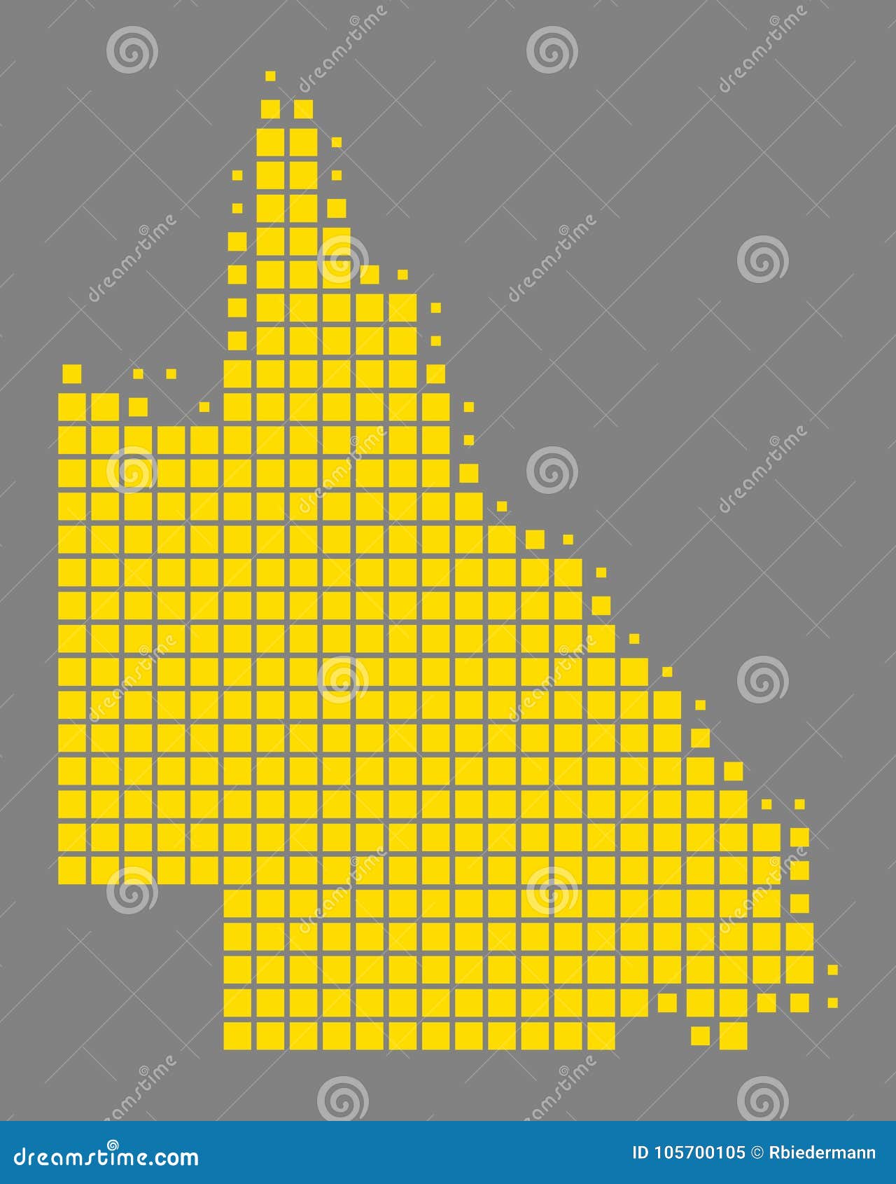 Map Of Queensland Cartoon Vector | CartoonDealer.com #105700105
