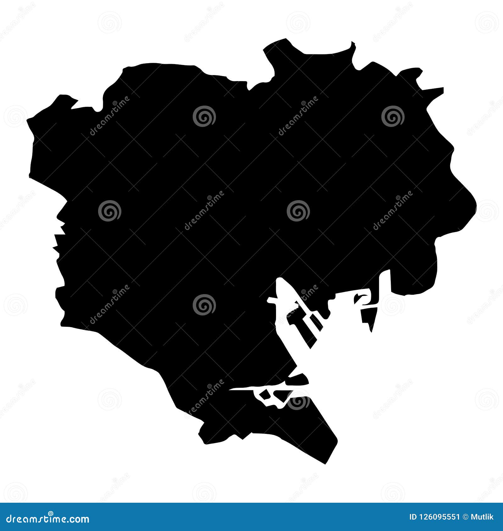 A Detailed and Accurate Map of Tokyo in High Resolution Stock Vector ...