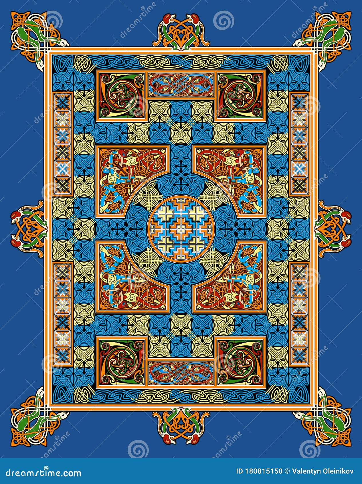 Detailed Ancient Celtic Vector Pattern Stock Vector - Illustration of ...