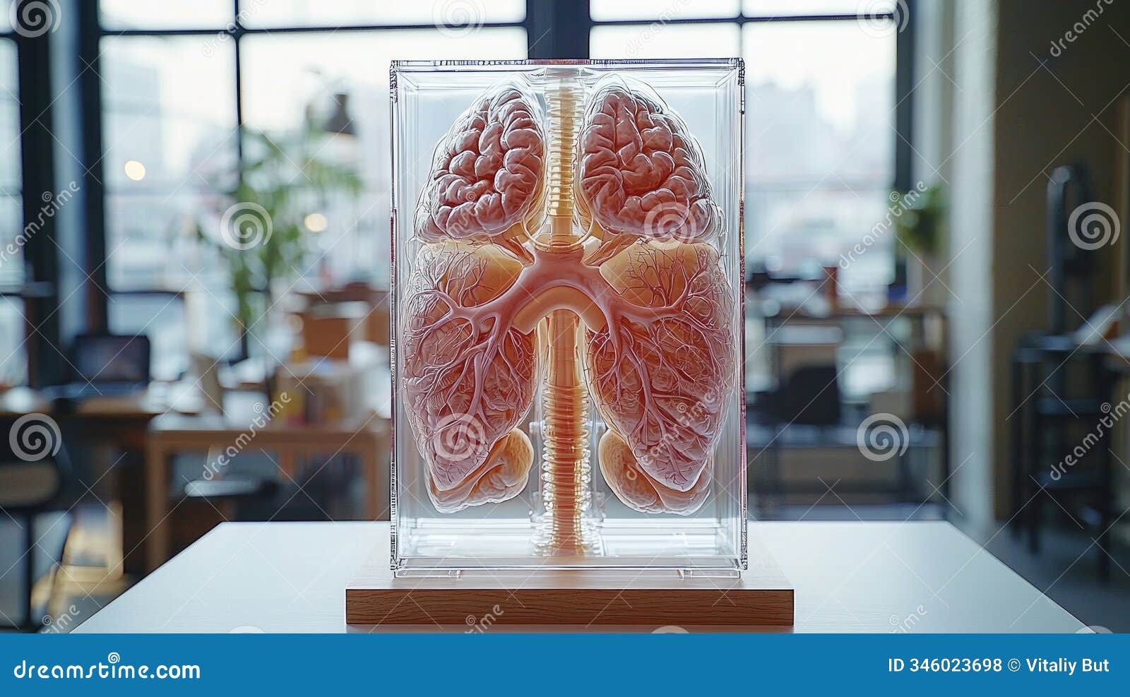 Detailed Animated Visualization Human Respiratory Pathway Educational ...