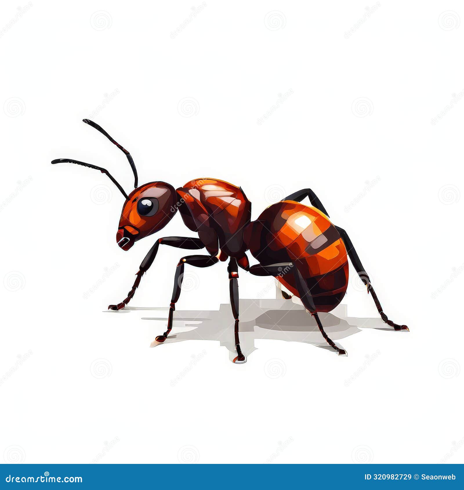 The Detailed Ant Illustration, Ai Image Generator Editorial Stock Image ...